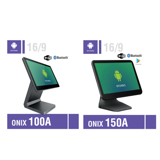 Modèle TPV Onix 100/150, nouveau TPV Android Oxhoo