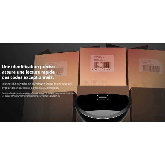 Modèle SUNMI U2, Lecteur code-barre portable