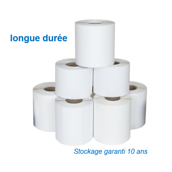 Rouleau papier thermique longue durée